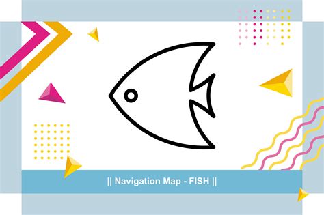 Navigation Map FISH Graphic By Adbanggemilang Creative Fabrica