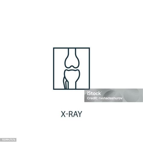 X 射線概念線圖示簡單元素說明x射線概念大綱符號設計從醫療集可用於 Web 和移動 Ui Ux向量圖形及更多x光片圖片 X光片 人