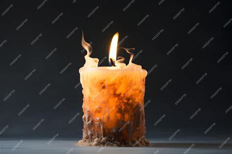 Premium Ai Image Realistic Photo Of Candle White Background No Drop Shadow
