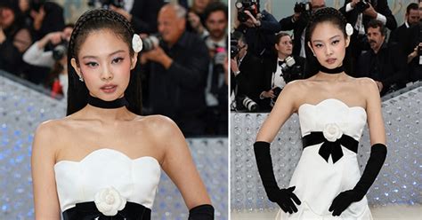 멧 갈라 제니 볼륨감 살린 샤넬 룩…짧은 드레스 선택 이유는