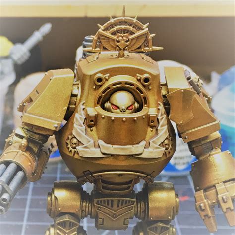 262nd Death Korps Of Krieg Wip Adeptus Custodes Contemptor Dreadnought