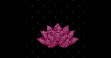 Magenta Lotus Silhouette Rohan Pattern Magenta Lotus Silhouette Rohan
