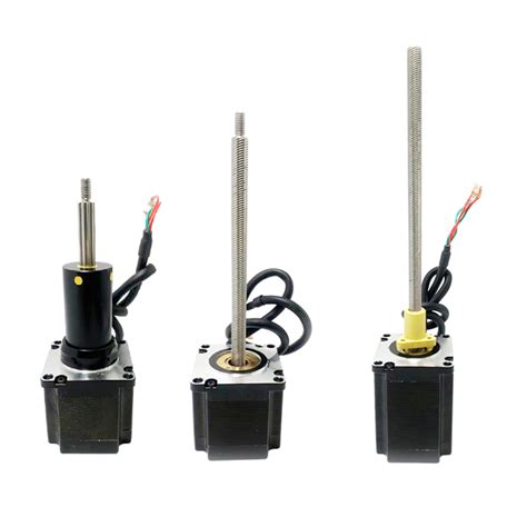 Wholesale Nema 23 57mm Hybrid Stepper Motor Bipolar 4 Lead ACME Lead Screw Low Noise Long