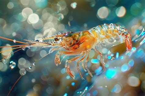 Premium Photo Dive Into The Crystal Depths And Encounter G Prawn Generative Ai
