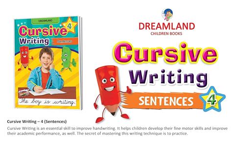 Cursive Writing Book Dreamland Publications Amazon In Books