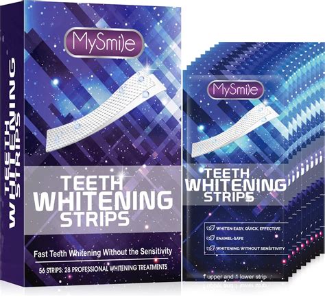Mysmile Teeth Whitening Strips 56 No Sensitivity Whitening Strips 28