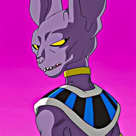 𝐁𝐞𝐞𝐫𝐮𝐬 𝐈𝐜𝐨𝐧 𝐃𝐁𝐒 Beerus Purple Cat Dragon Ball