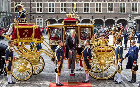 Why So Serious Maxima Dutch Queen Looks Very Regal In A Sweeping Gold
