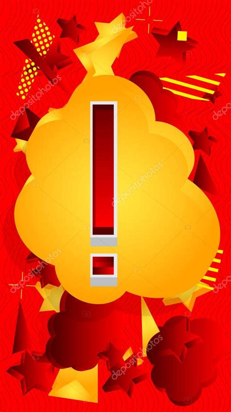Signo De Exclamaci N Signo De Notificaci N De Redes Sociales Escrito