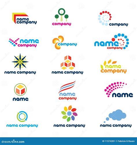 Ace Company Logo Design Template Cartoon Vector