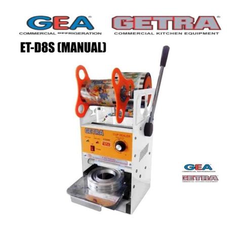 Promo Getra Cup Sealer Et D8s Getra Mesin Press Gelas Plastik Manual Murah Diskon 3 Di Seller