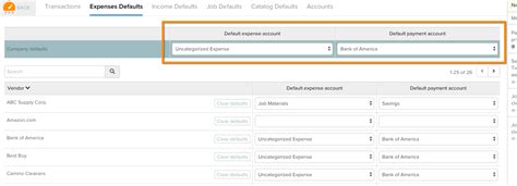 Setting Up Expenses Defaults Knowify