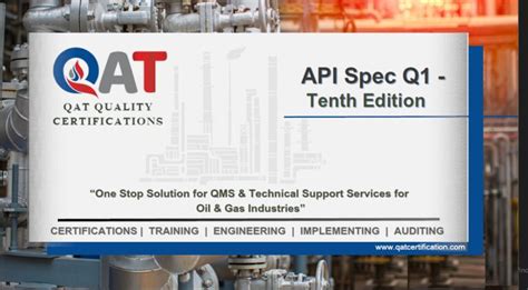 API QAT Quality Certifications