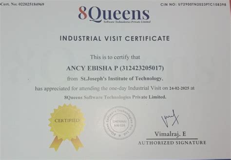 excited to share that we had an industrial visit on 🗓️24 02 2025 ancy