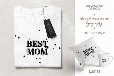 Sublimation Clipart PNG Mothers Day Mom Graphic By Digital Monochromist Creative Fabrica
