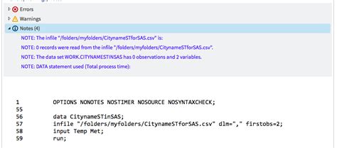Importing Data Sas Support Communities