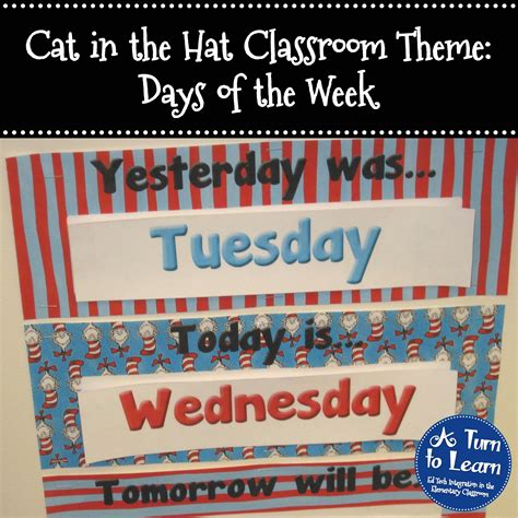 Cat In The Hat Kindergarten Classroom Theme • A Turn To Learn
