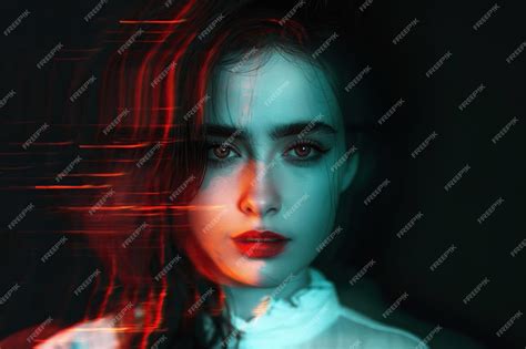 Premium Photo Young Girl With Mental Disorders And Schizophrenia With