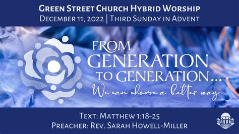 Green Street Umc Hybrid Worship 12 11 2022 Youtube