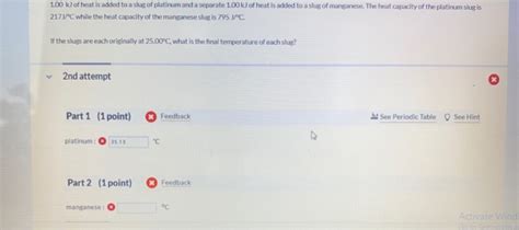Solved The Heating Curve For Methanol Has A Number Of