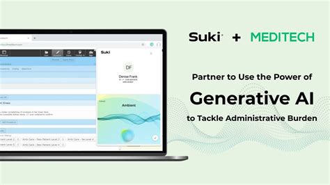 Today Is A Big Day Meditech Which Is One Of The Top Ehrs In The Country Is Partnering With Suki