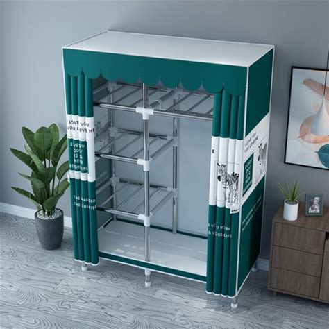 Ligo Simple Wardrobe Household Bedroom Rental Room Storage Cabinet