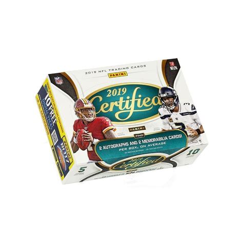2019 Panini Certified Football Hobby Box
