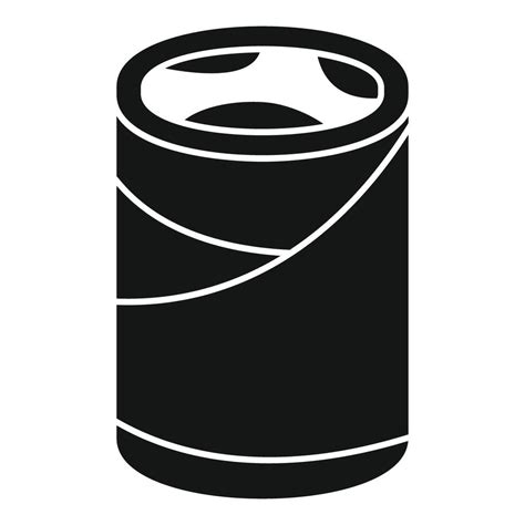 Open Tin Can Containing Food Preserving Contents Vector Art At