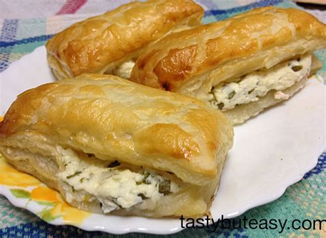 Puff Pastry Stuffed With Feta Cheese Tasty But Easy Recipes