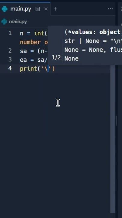 Calculate The Angle Of A Polygon With The Number Of Sidestrycoding Yt Coding Phython Code