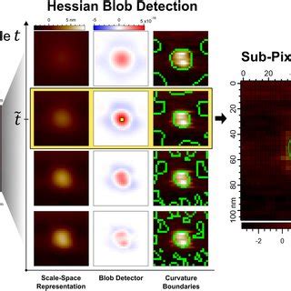 Visual Demonstration Of The Hessian Blob Algorithm Applied To An Image