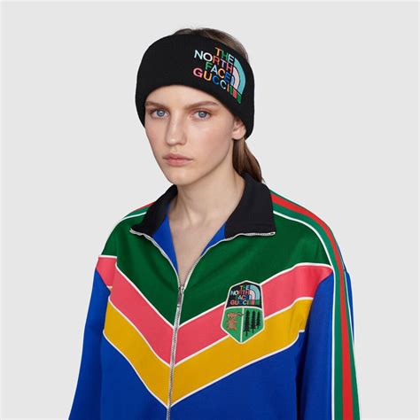 The North Face X Gucci Headband In Black Gucci® Uk