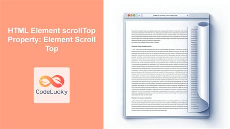Javascript Window Scrollto Method Scrolling Window To Position