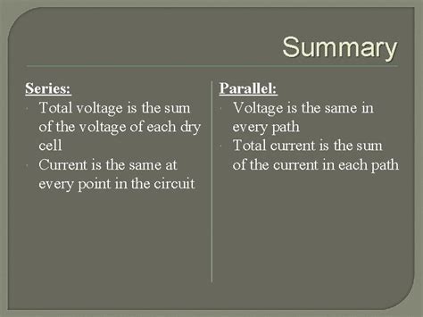Comparing Series And Parallel Circuits Worksheet Circuit Diagram