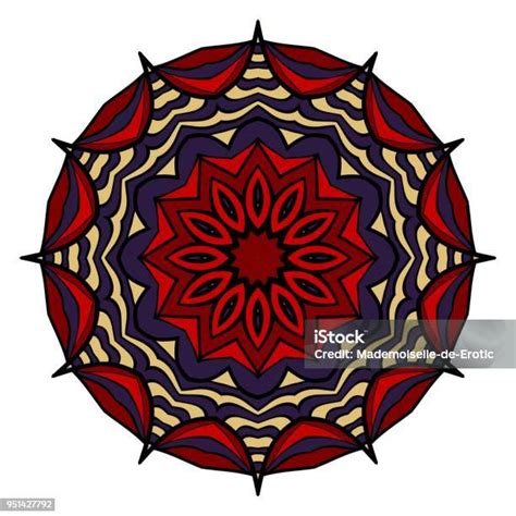 벡터 만다라 꽃 만다라 동양 만다라입니다 빈티지 장식 요소입니다 벡터 일러스트입니다 그것은 벡터 일러스트 레이 션입니다 0명에 대한 스톡 벡터 아트 및 기타 이미지 Istock