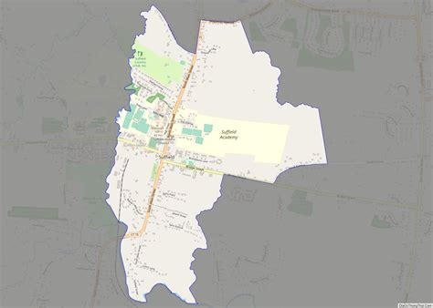 Map Of Suffield Depot Cdp Thong Thai Real