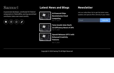 1 700 Free Tailwind Css Examples