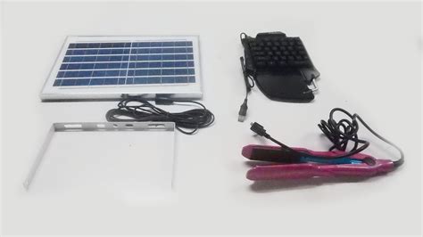 Single Gaming Keyboard Hair Straightener And Solar Panel Only 3 Units