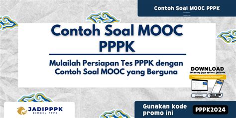 Contoh Soal Mooc Pppk Mulailah Persiapan Tes Pppk Dengan Contoh