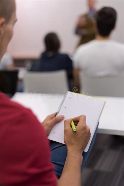 Male Student Taking Notes In Classroom Stock Image Image Of Notebook Academic 71858853 Male Student Taking Notes In Classroom Stock Image Image Of Notebook Academic 71858853