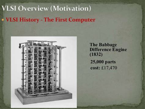 Very Large Scale Integrated Circuits Vlsi Overview Ppt