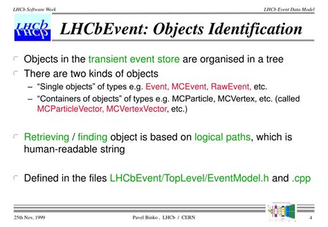Ppt Lhcb Event Data Model Powerpoint Presentation Free Download Id9418366