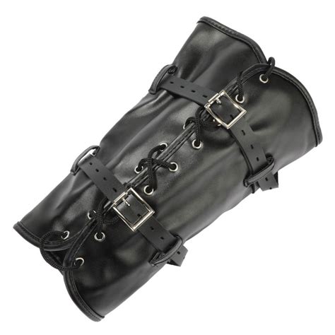 Vegan Leather Lockable Arm Binder Restraint Escapology Forever Fetish