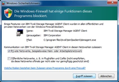 Tivoli Tsm Backup Einrichten Unter Windows Zentrum Für