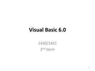 PPT Visual Basic PowerPoint Presentation Free Download ID