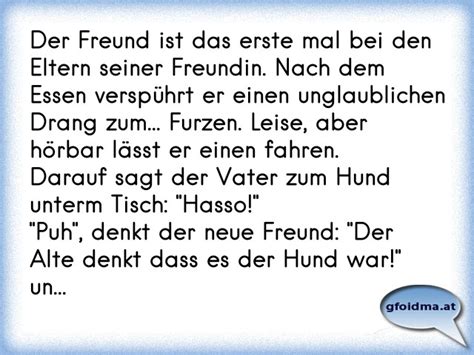 Der Freund Ist Das Erste Mal Bei Den Eltern Seiner Freundin Nach Dem