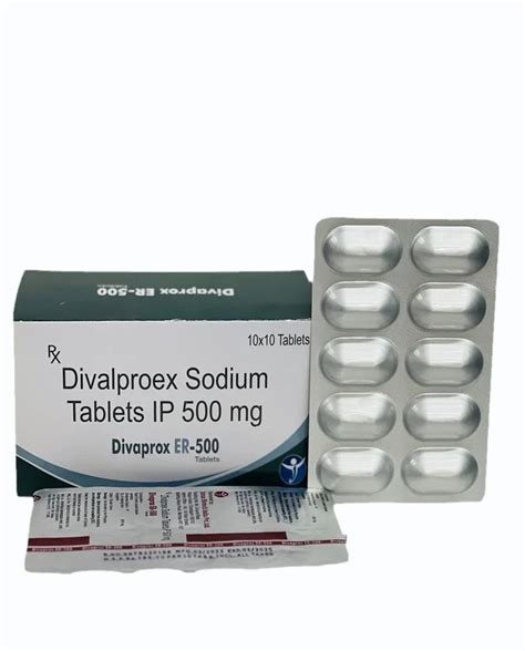 500mg Divaprox Divalproex Sodium Tablets At ₹ 185box Raipur Kalan