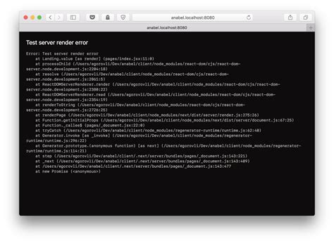 Question Errorjsx Not Rendered On Server Side Render Error · Issue 4790 · Vercelnextjs