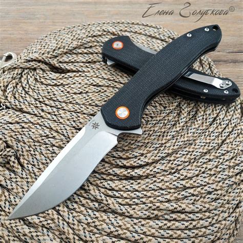 FIVE PRO Складной нож флиппер Койот black micarta сталь D2 купить на ...