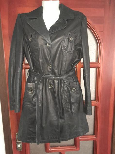 Тренч шкіряний плащ — ціна 300 грн у каталозі Плащі Купити жіночі речі за доступною ціною на